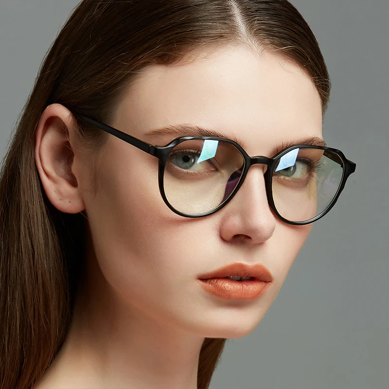 CANCHANGE New Arrival Round Cat Eye Flat Glasses Frame For Women Retro CANCHANGE New Arrival Round Cat Eye Flat Glasses Frame For Women Retro