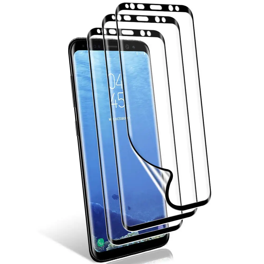 For [3 Pack] LK for Samsung Galaxy S8 Plus Screen Protector, [Full ...