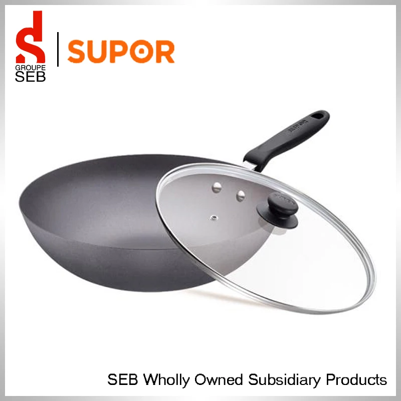 SUPOR Visible No Coating Fine Cast Iron Wok|Woks| - AliExpress