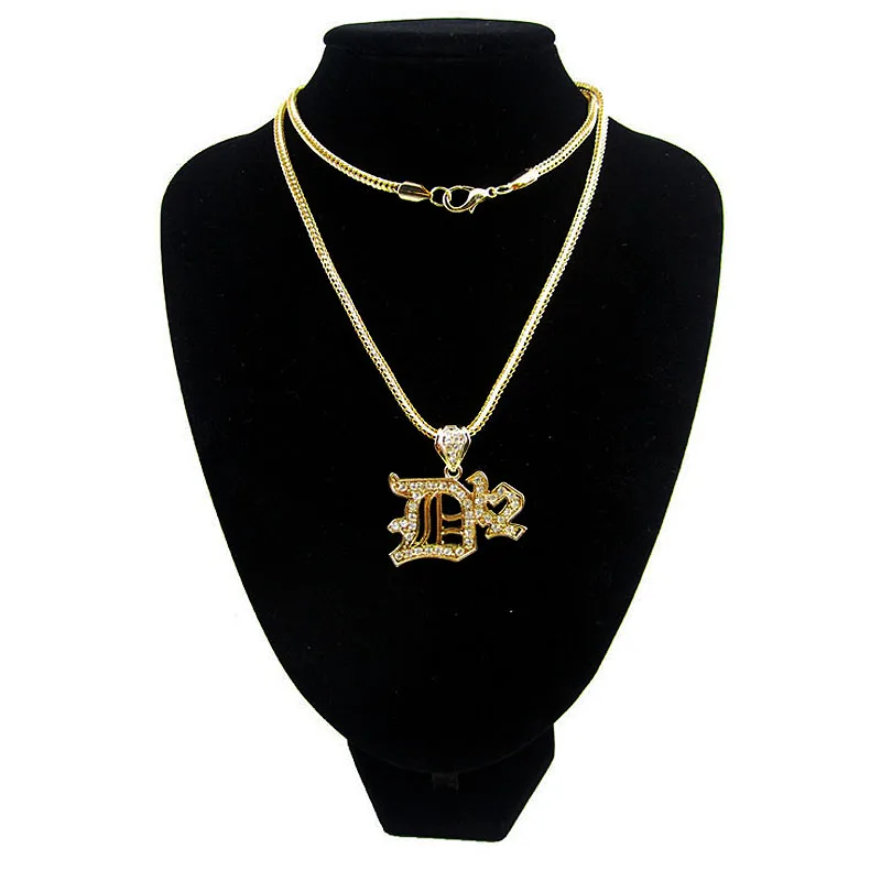 FREE SHIPPING D12 EMINEM Pendant Necklace Zinc Alloy Gold Filled D12 ...