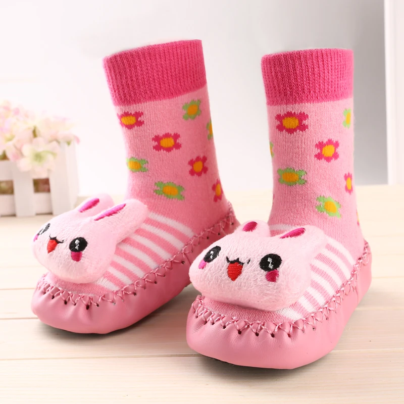 Fashion Baby Sock Cloth Bottom Floor Socks Children Soft Bottom with ...