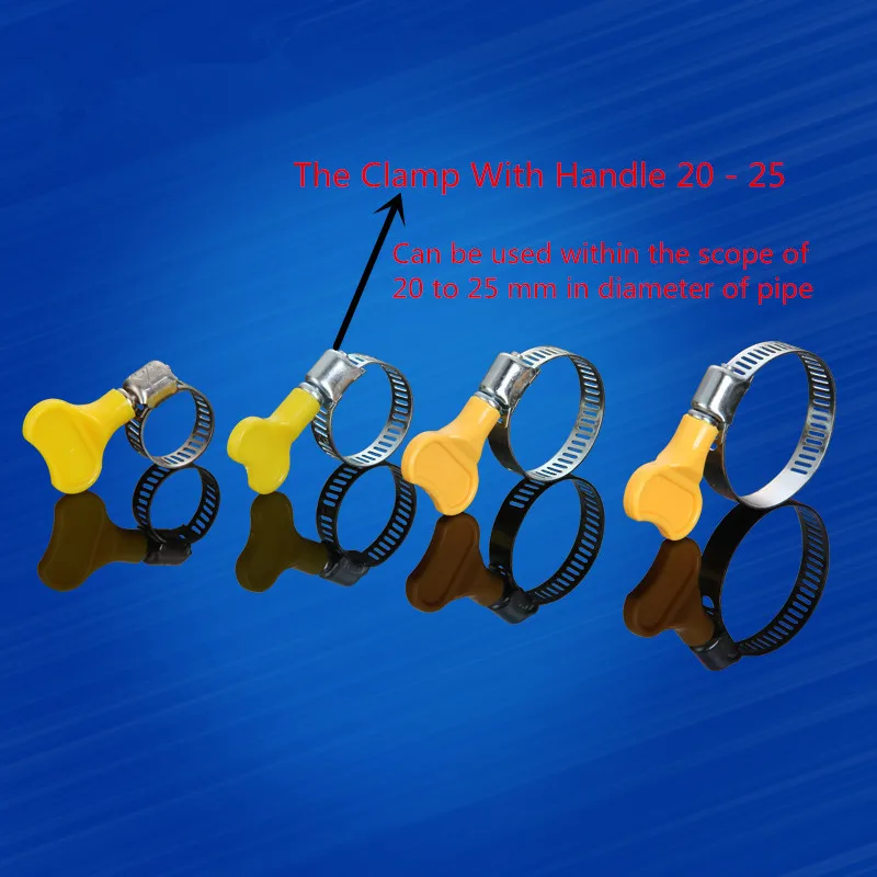 5pcs Yt1658 Stainless Steel Hose Hoops The Pipe Clamp Coupling Fixed ...