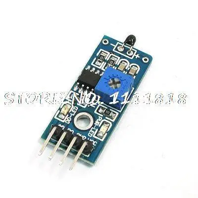 4 Pin Sensitivity LM393 1CH Thermistor Temperature Sensor Module|module ...