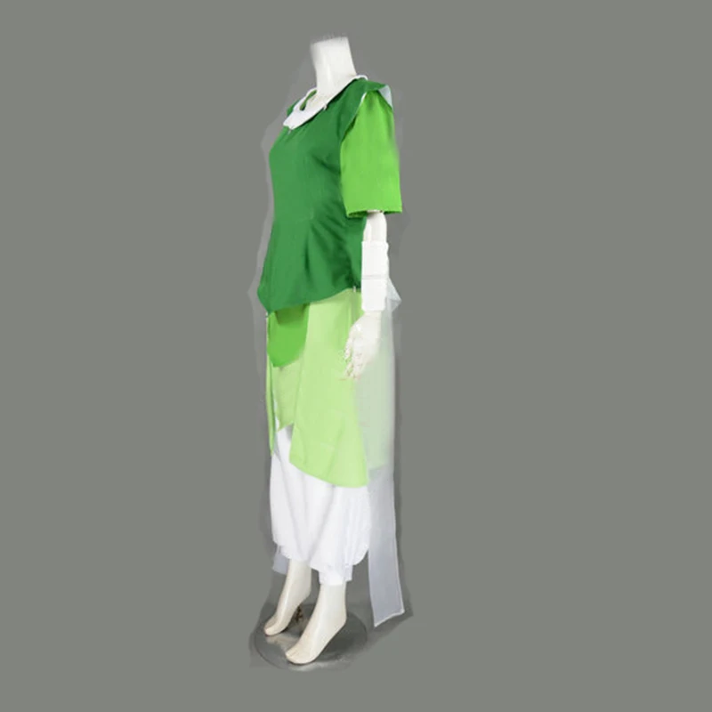 Anime Avatar The Legend of Korra Cosplay Green Costume - AllCosplay.com