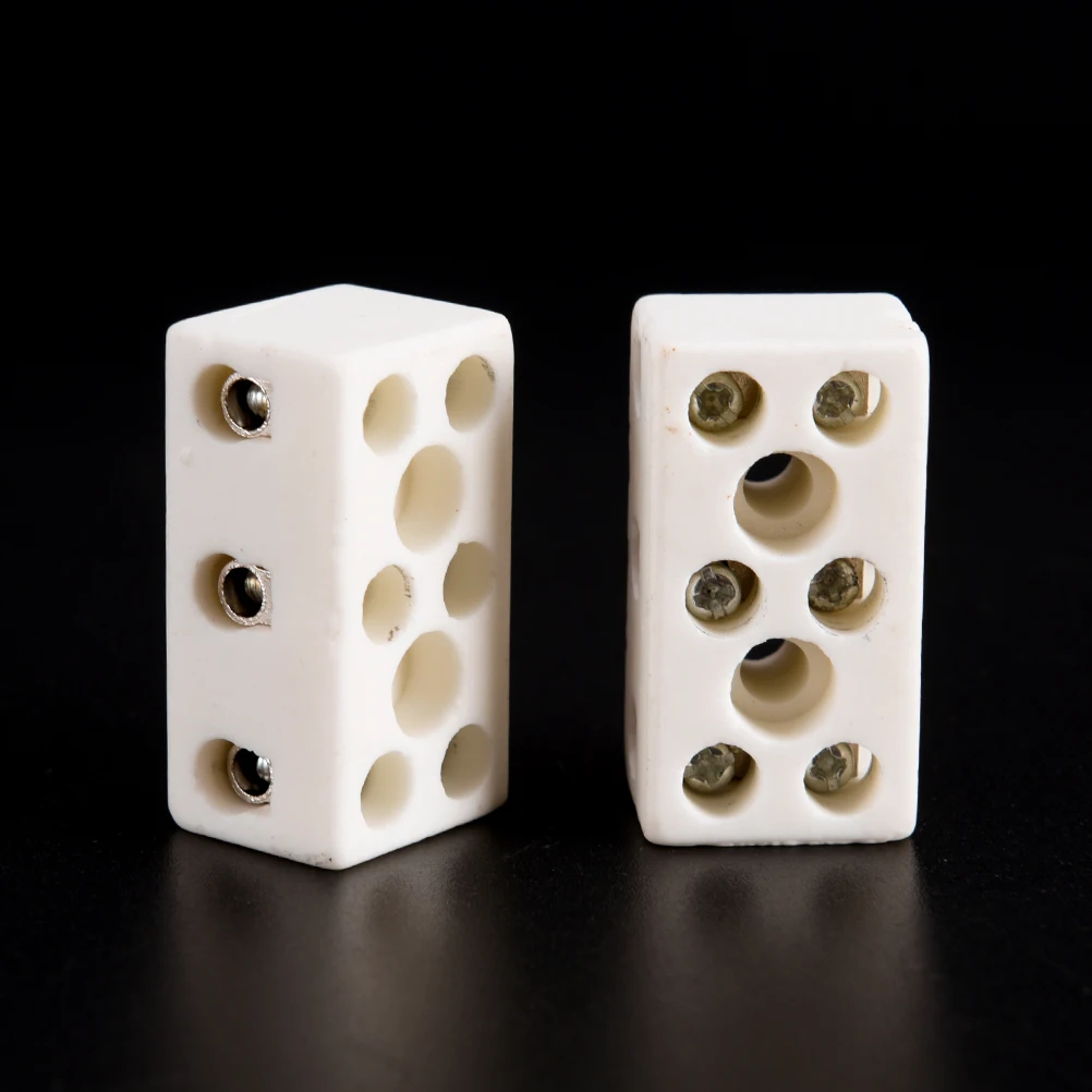 2 Pcs 425 Degrees 10A-3P Bit Ceramic Post Terminal Blocks Celsius10A ...