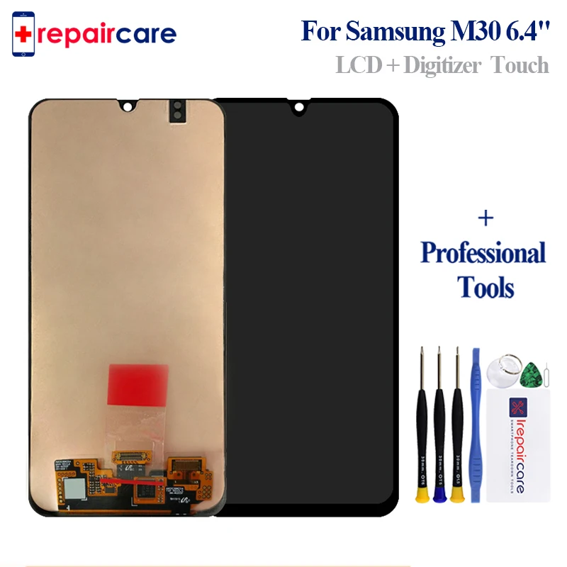 6,4 ''2019 Super Amoled para Samsung Galaxy M30 LCD pantalla táctil ...