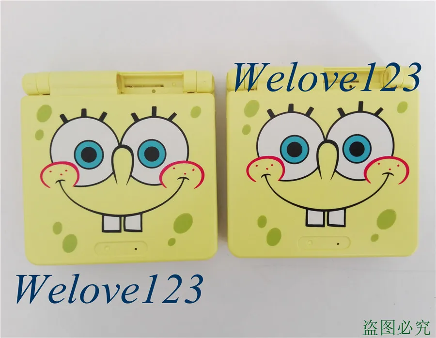 For Spongebob Limited Edition Housing Cover for Gameboy Advance SP Game ...