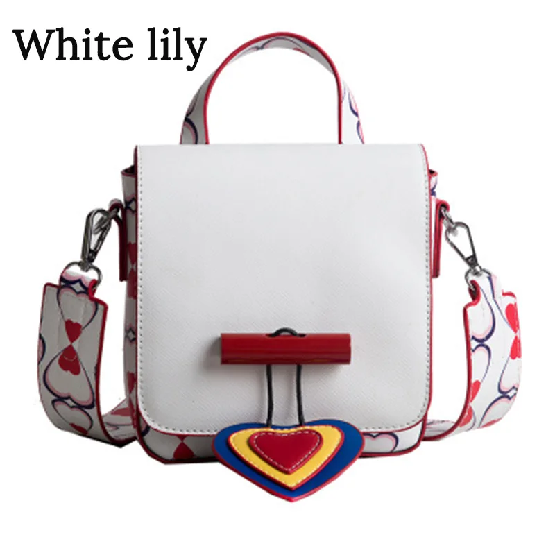 White Lily Simple fashion small square shoulder bag|Top-Handle Bags ...