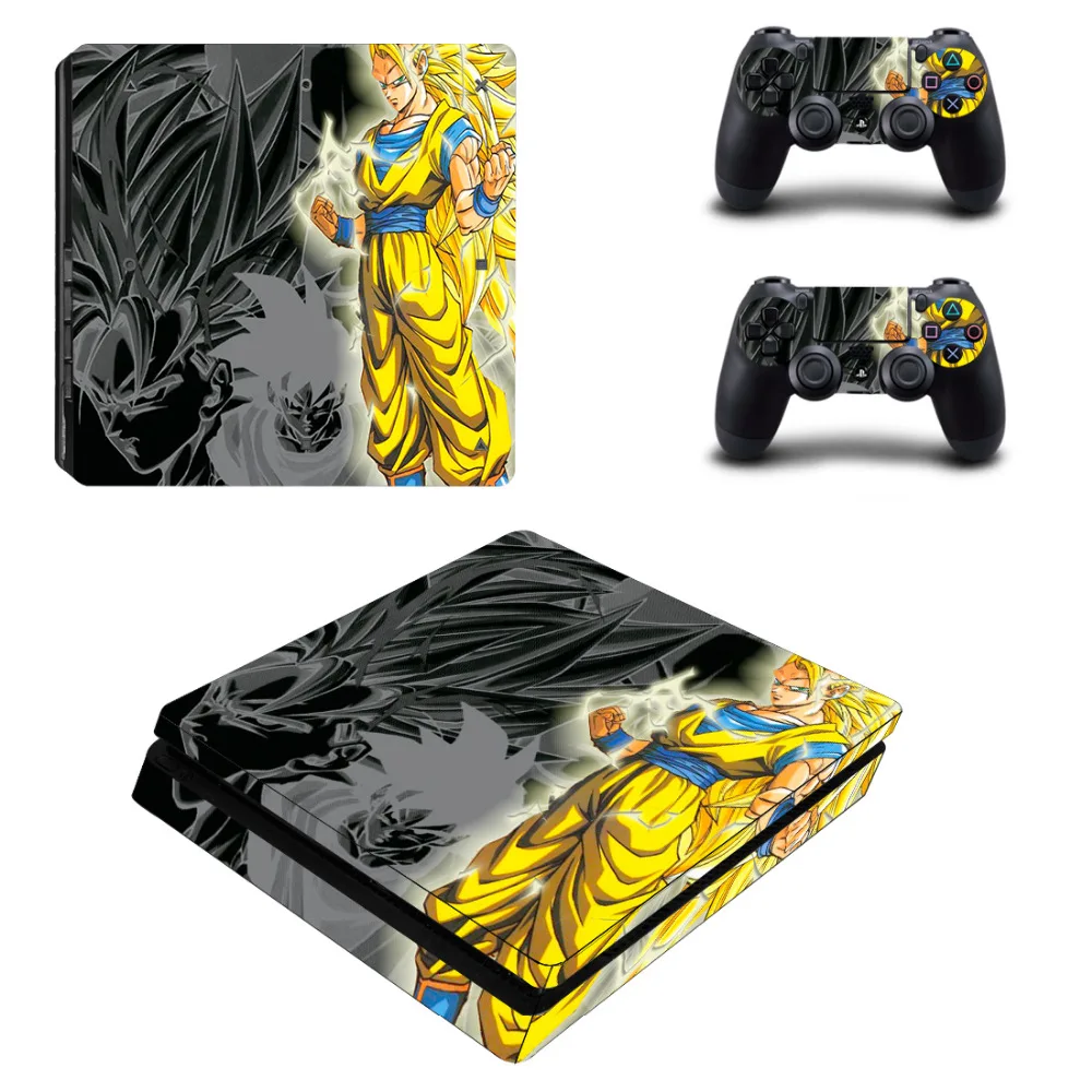 Dragon Ball Z Goku Skin Sticker for PS4 Slim Console - ConsoleSkins.co
