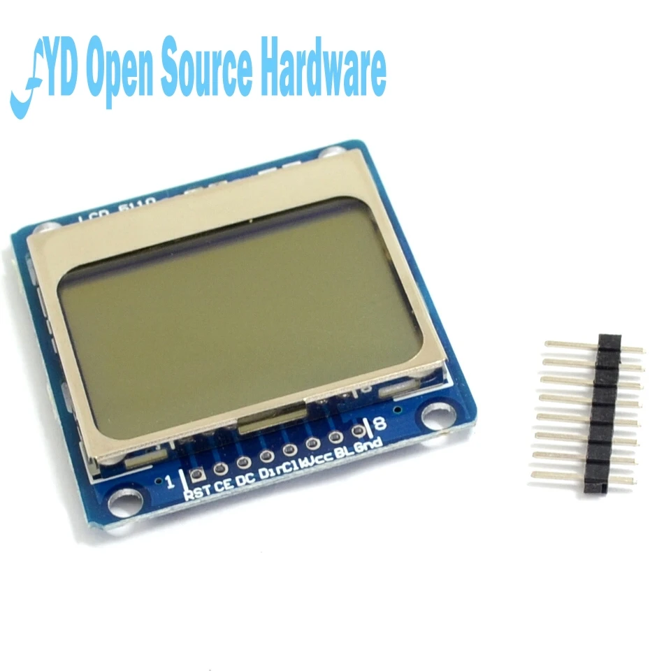 High Quality 84x48 84x84 LCD Module blue backlight adapter PCB for ...