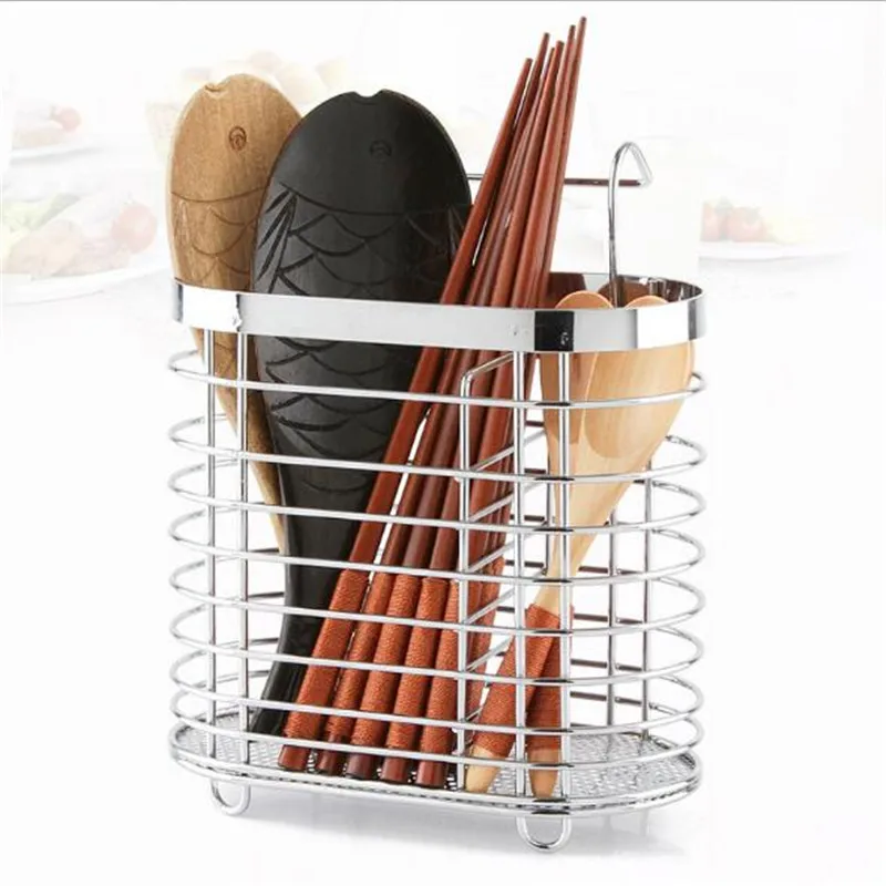 Aliexpress.com : Buy New Stainless Steel Drain Rack Spoon Fork ...