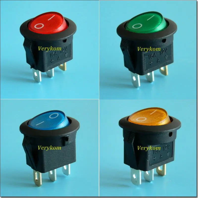 100pcs-lot-Free-Shipping-Red-Blue-Yellow-Green-LED-Light-Round-Rocker ...