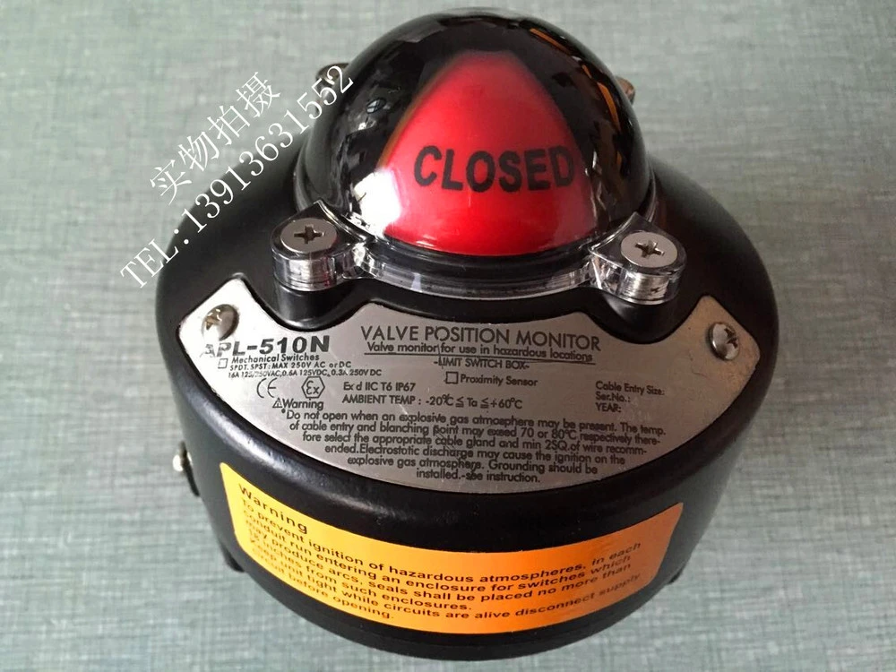 APL 510N limit switch, APL510N valve back to the hearing, explosion ...