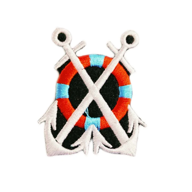 Parches de ancla para ropa, 10 piezas, bordados, para coser, insignia ...