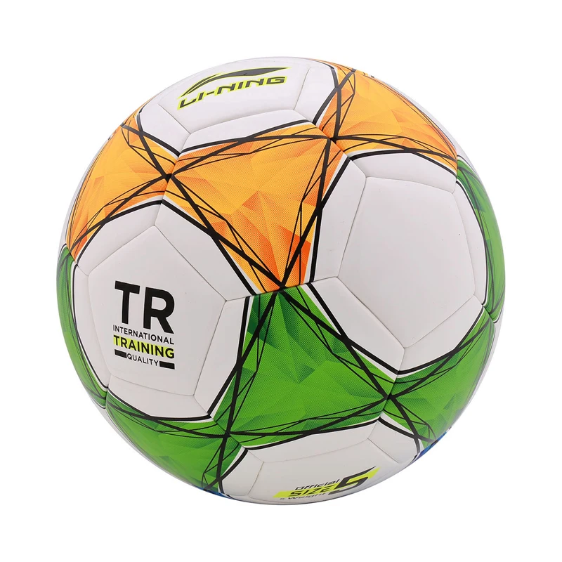 Li-Ning Men's Soccer Size 5 Professional Training Themo Football PVC ...