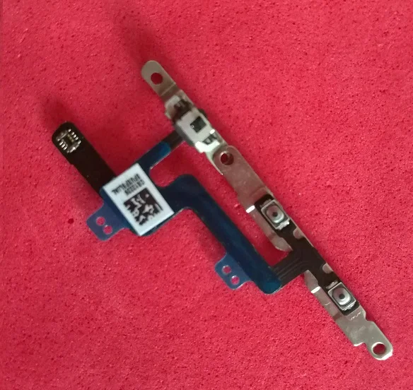 50pcs Volume Button Flex Cable With Metal Plate For iPhone 6 4.7 ...