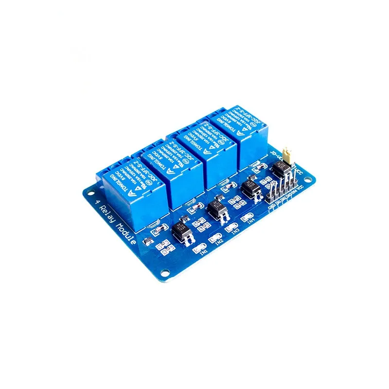 Four way relay extended version 5V with optocoupler isolation support ...