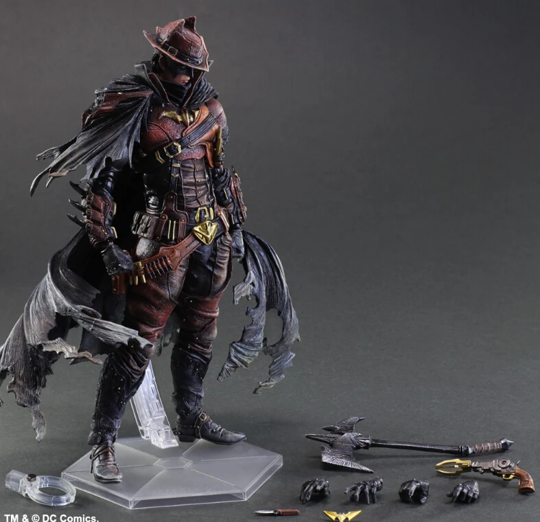 West Cowboy Batman Action Figure Play Arts Kai Pvc Figure Toy 270mm ...