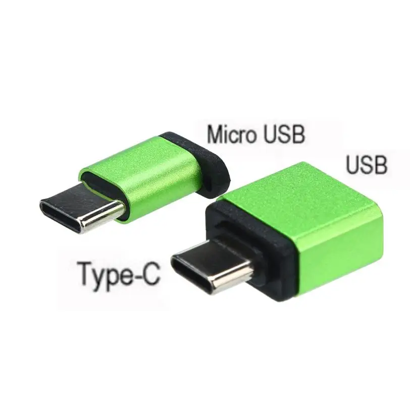 NEW Mini USB Micro Usb 2 In 1 USB 2.0 Female to USB 3.1 Type C Male ...