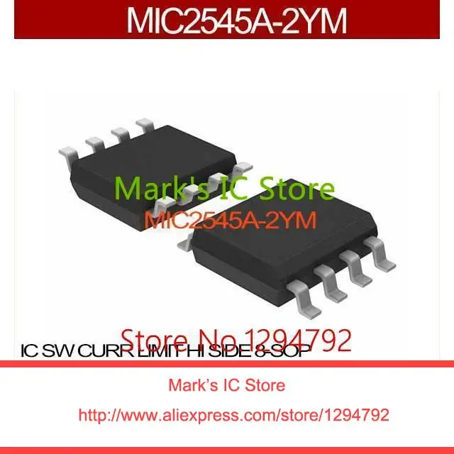 Mic2545a 2ym IC SW CURR LIMIT HI SIDE 8 SOP MIC2545A 2YM 2545 MIC2545A ...