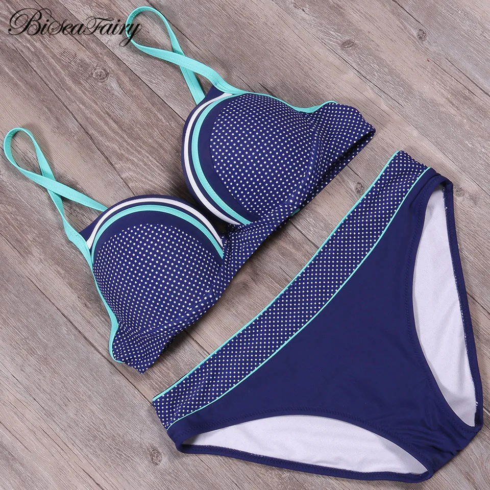 Biseafairy 2019 new push up bandeau 비키니 여성 섹시한 비키니 수영복 수영복 여성 브라질 세트 ...