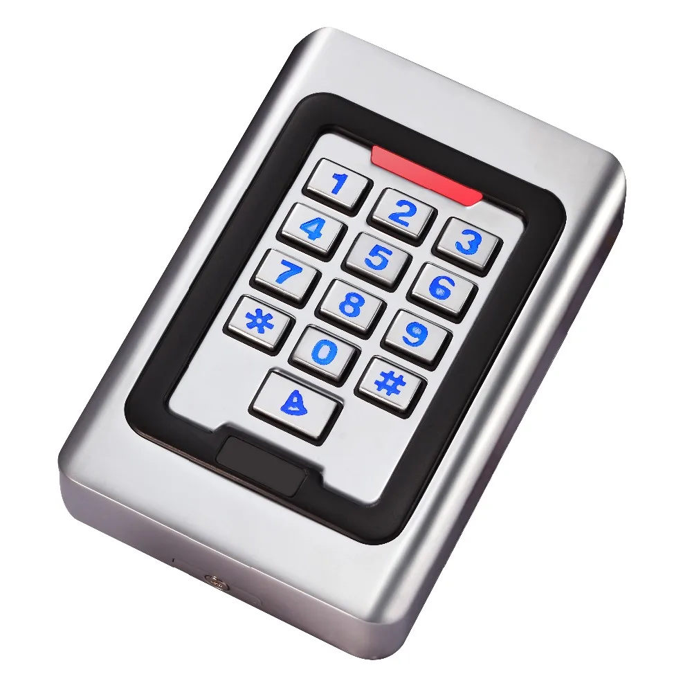 IP68 Waterproof Outdoor LED Keypad Metal 13.56mhz Standalone Access ...
