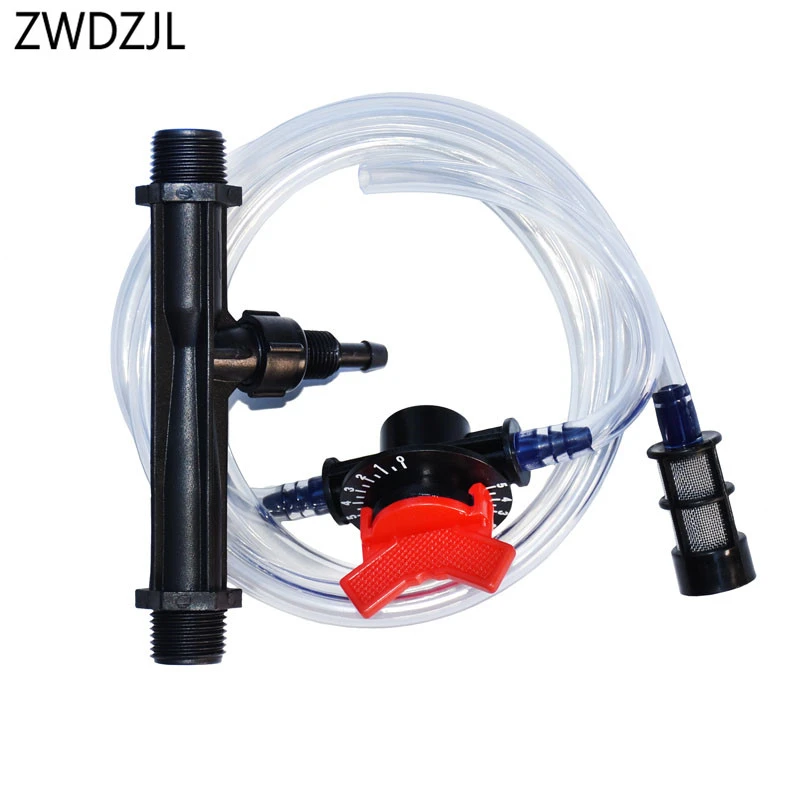 G1/2 G3/4 Irrigation Fertilizer Injector Venturi Fertilizer Injector Kits Irrigation Venturi ...