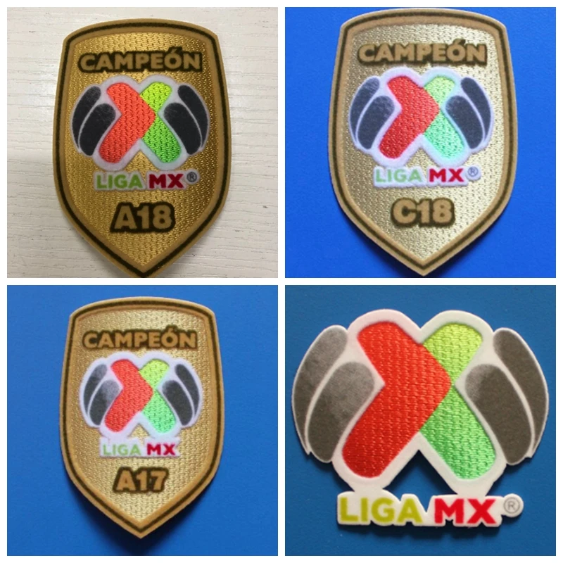 Liga MX CAMPEON C17 C15 C16 A16 A15 C18 A18 patch Print patches badges ...