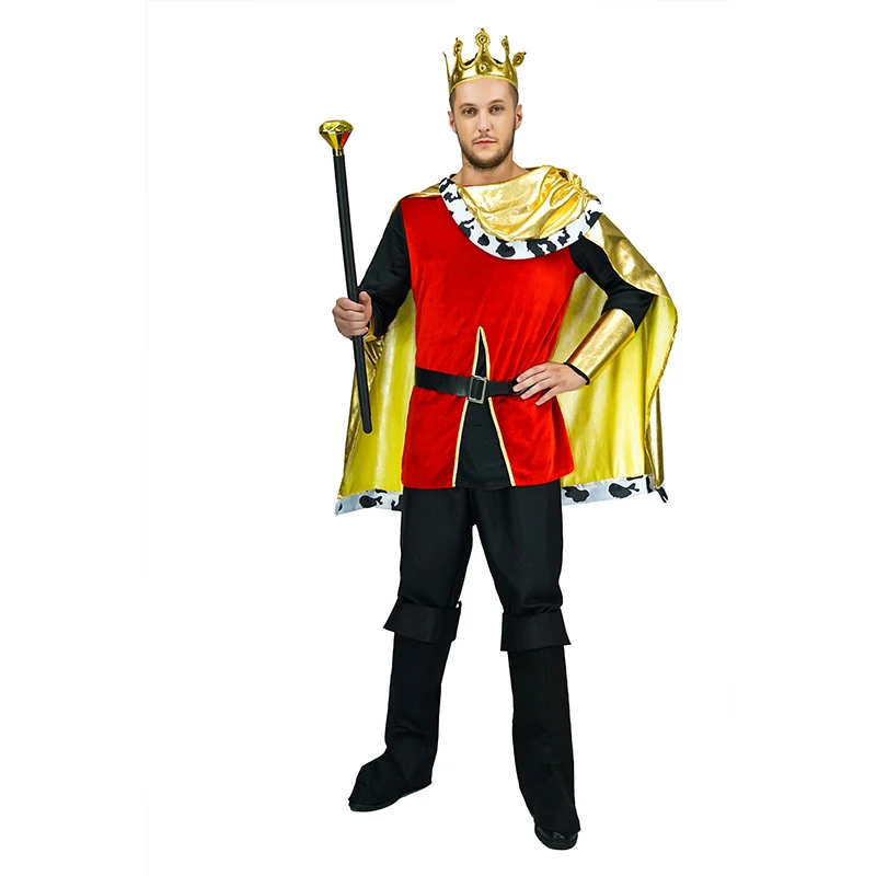 Royal Noble Renaissance Medieval King Arthur Men Adult Party Fancy ...