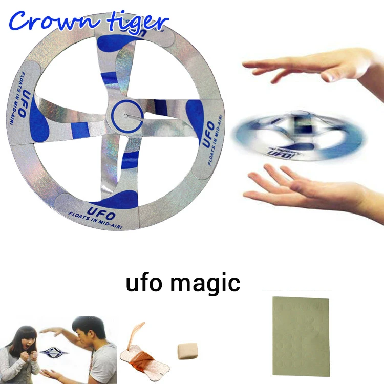 magic ufo toy Mystery Mid Air UFO Floating Fly Saucer ufo Magic trick ...
