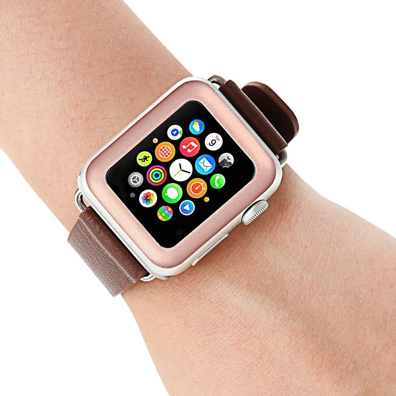 For Apple Watch Screen Protector Film 38mm 42mm Full Cover 3D Curved ...