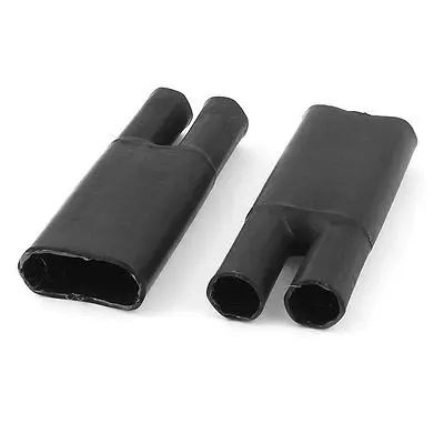 2Pcs 43mm/15mm 2 Way Heat Shrink Breakout Boot Cable Jointing for 25 ...