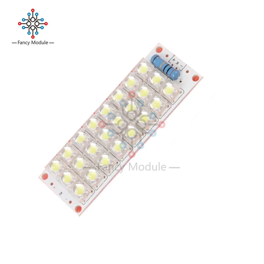 DC 5V 24 LED 슈퍼 밝은 흰색 피라냐 LED 보드, 야간 조명, 램프 모듈|lamp lamp|lamp ledlamp white - AliExpress