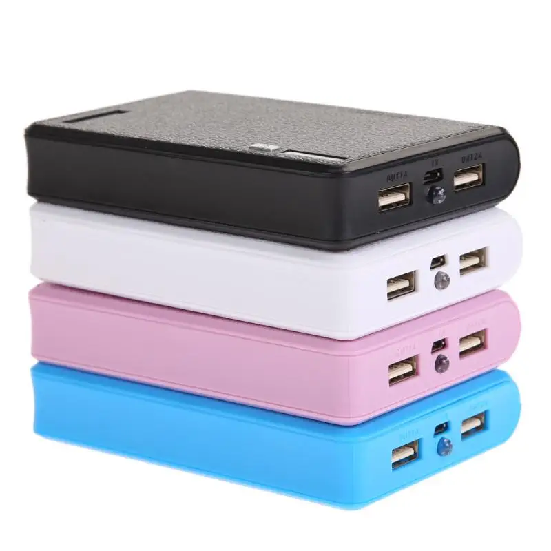 4x18650 DIY Power Bank Box External Battery Bank Box Powerbank Case w ...