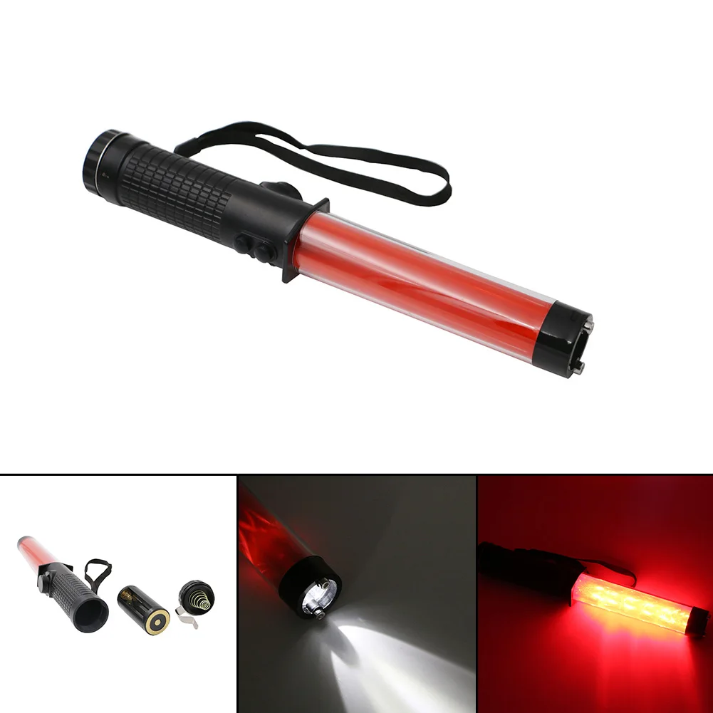 Traffic Flashlight Powerful Led Lamp Torch Lantern Traffic Police ...
