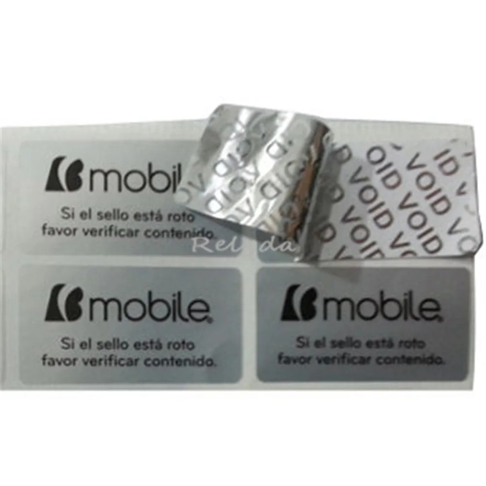 1000pcs Free shipping custom tamper evident tape security seal sticker ...