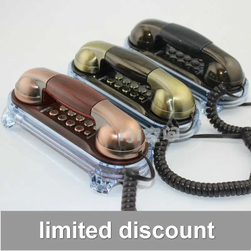 Free Shipping! Vintage Style Desktop Wall Telephone For The Home Phone ...