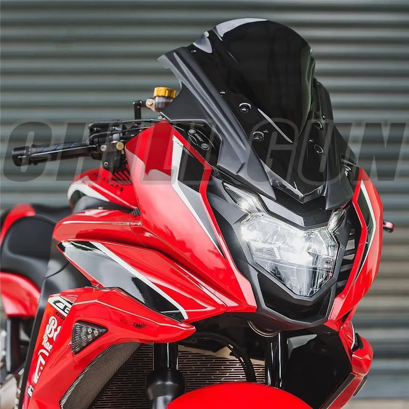 Acess-rios-da-motocicleta-windscreen-windshield-viser-defletor-de-vento ...