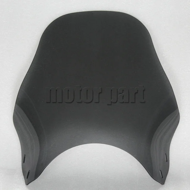 Universal Motorcycle Windshield Round Lights Street Bike Windscreen ...