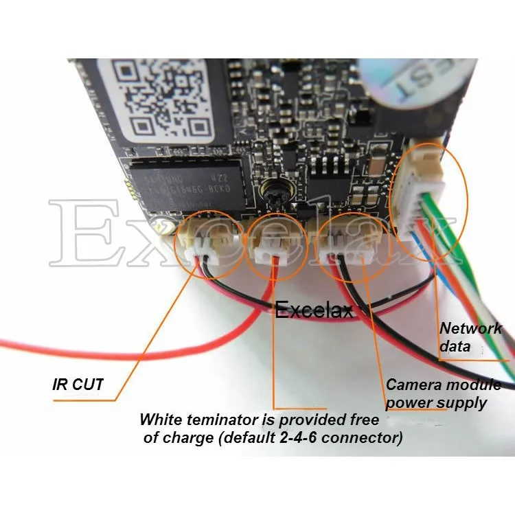 High Quality 9Pin IP Camera Module Network Cable Pigtail 80cm 1/2/3/6 ...