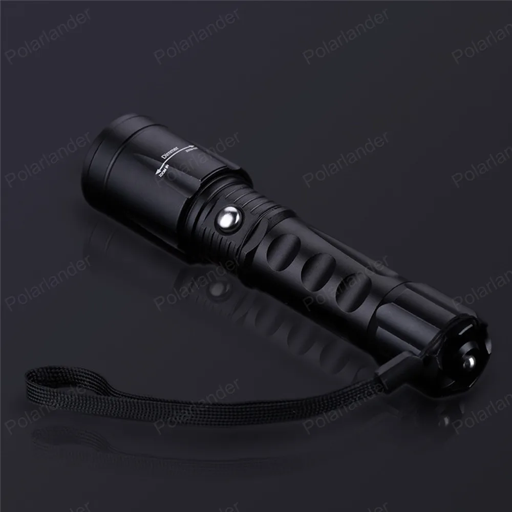 High quality Rotate the focusing hard light flashlight waterproof ...