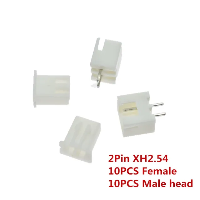 230Pcs XH2.54 2P 3P 4P 5 Pin 2.54mm Pitch Terminal Kit / Housing / Pin ...