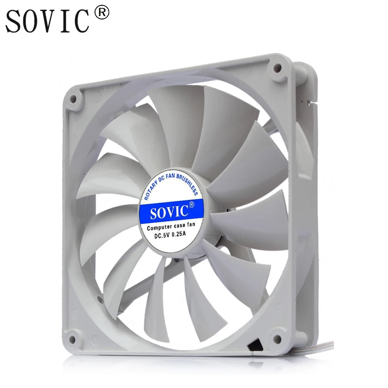 140mm DC 12V Chassis fan Cooling Fan Large Air Volume large 4PIN/Small ...