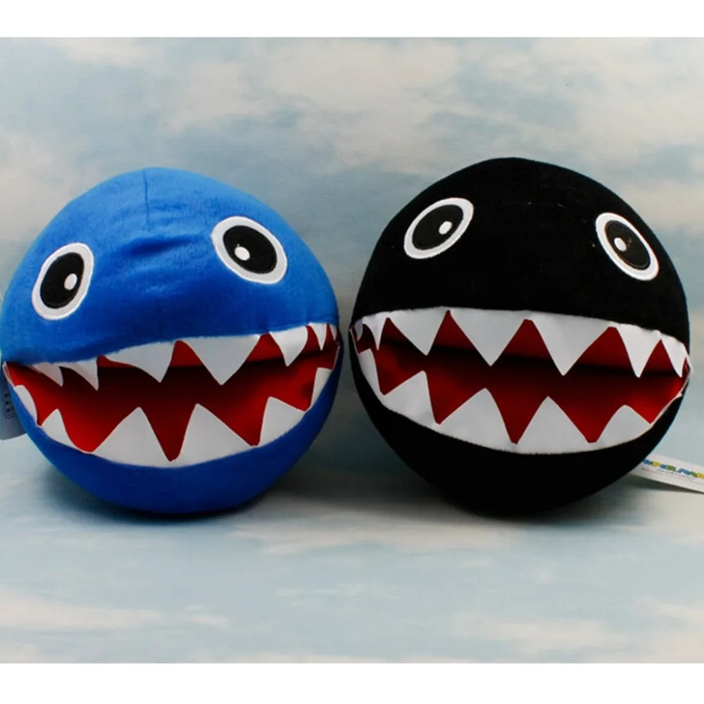 NEW Super Mario Bros Chain Chomp 8" Mario sharks Plush Doll toys Free ...