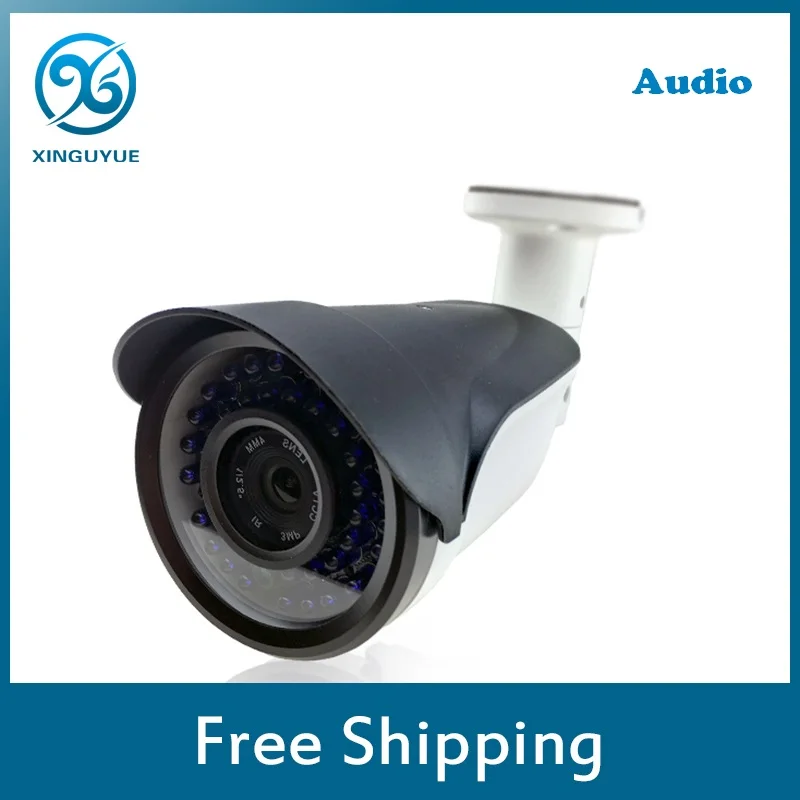 XGY Professional IP Camera 2MP Microphone Audio Output Night Vision IR ...