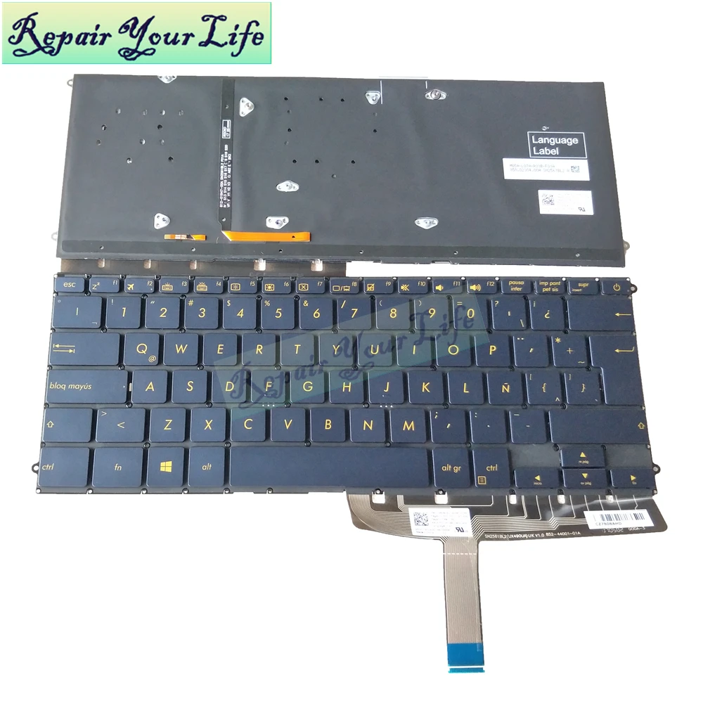 LA-Laptop-Keyboard-Backlight-for-ASUS-ZenBook-3-Deluxe-UX490-UX490U ...
