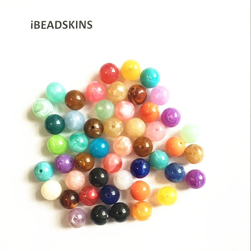 NEW-ARRIVAL-6mm-20mm-Acrylic-Marble-Effect-Round-Beads-For-Handmade ...