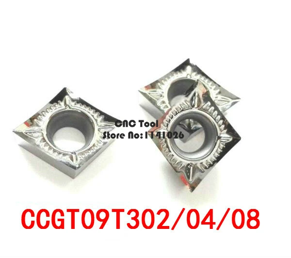 10pcs Aluminum Carbide Insert Ccgt09t302/ccgt09t304/ccgt09t308 Cnc Lathe Tool,suit For Aluminum ...