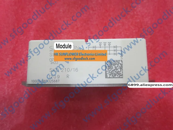 Módulo rectificador de puente eléctrico SKD210/16, carcasa de 1600V ...