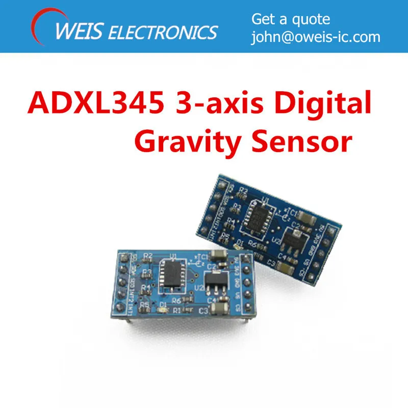 5pcs Adxl345 3 Axis Digital Gravity Sensor Acceleration Module Tilt Sensor For Arduino In 